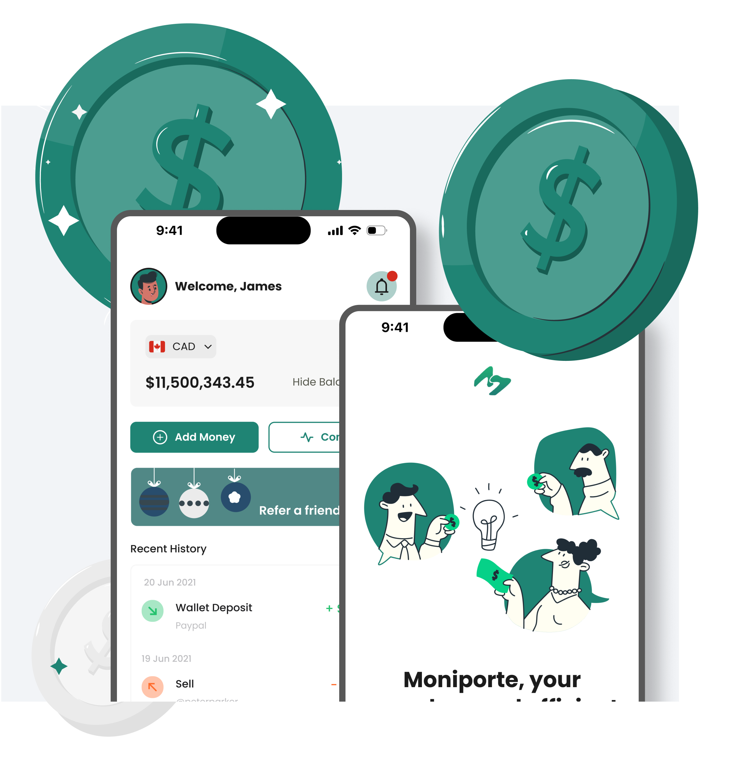 Moniporte | Your money, your way, your rate